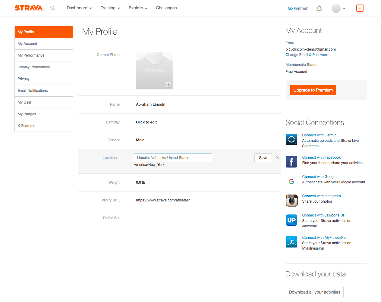 Creating a Strava Account – BicycLincoln
